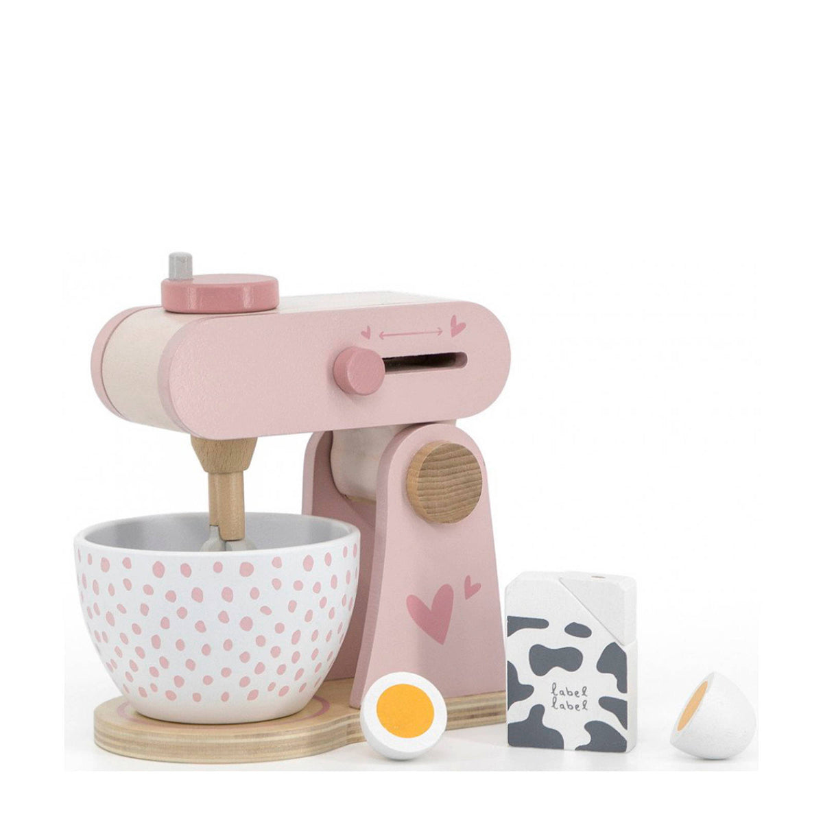 Label Label - Wooden Kitchen Mixer Set - Kitchen Robot
